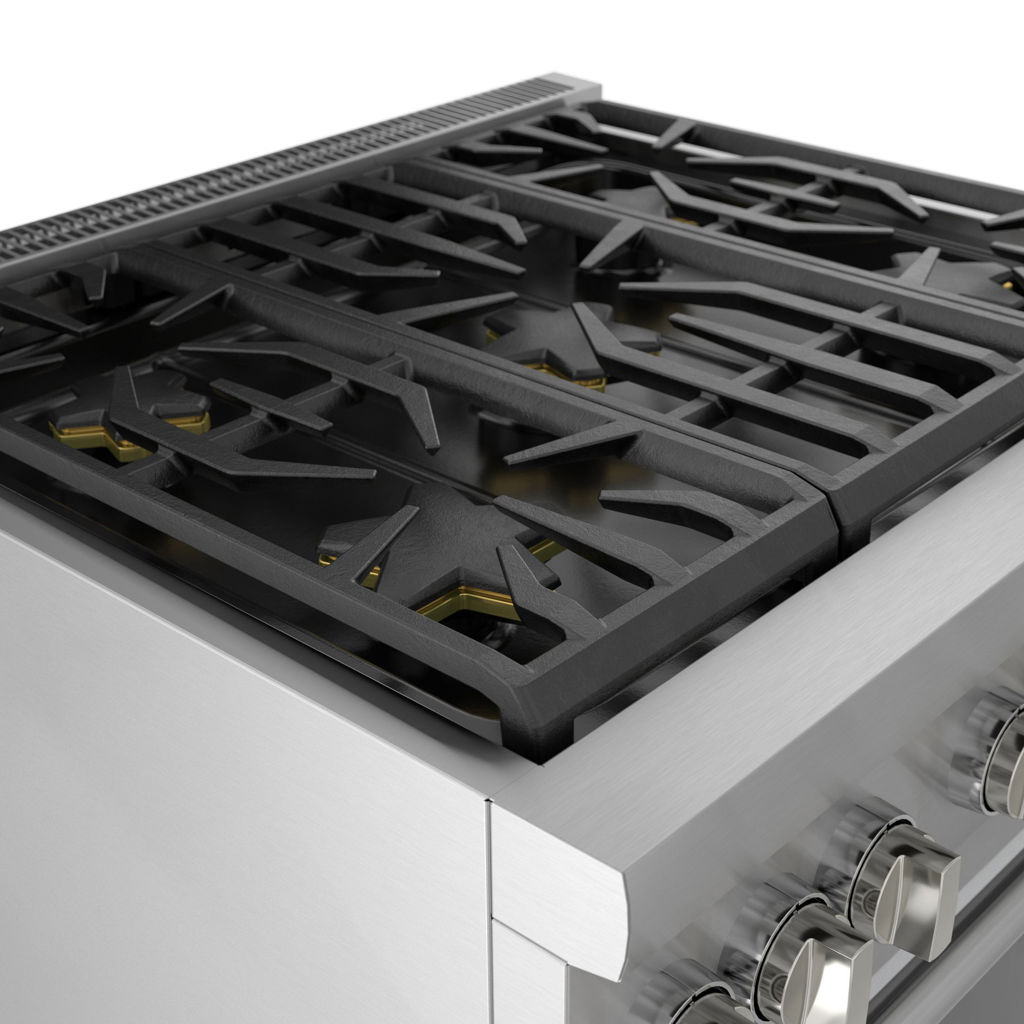 Cuisinière au gaz naturel encastrable 30 po Thermador PRG305WH | Tanguay