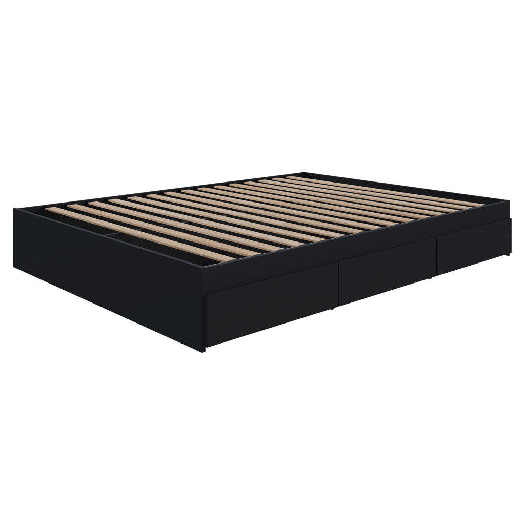 Plateforme grand lit avec tiroirs Nexera 376006 | Tanguay