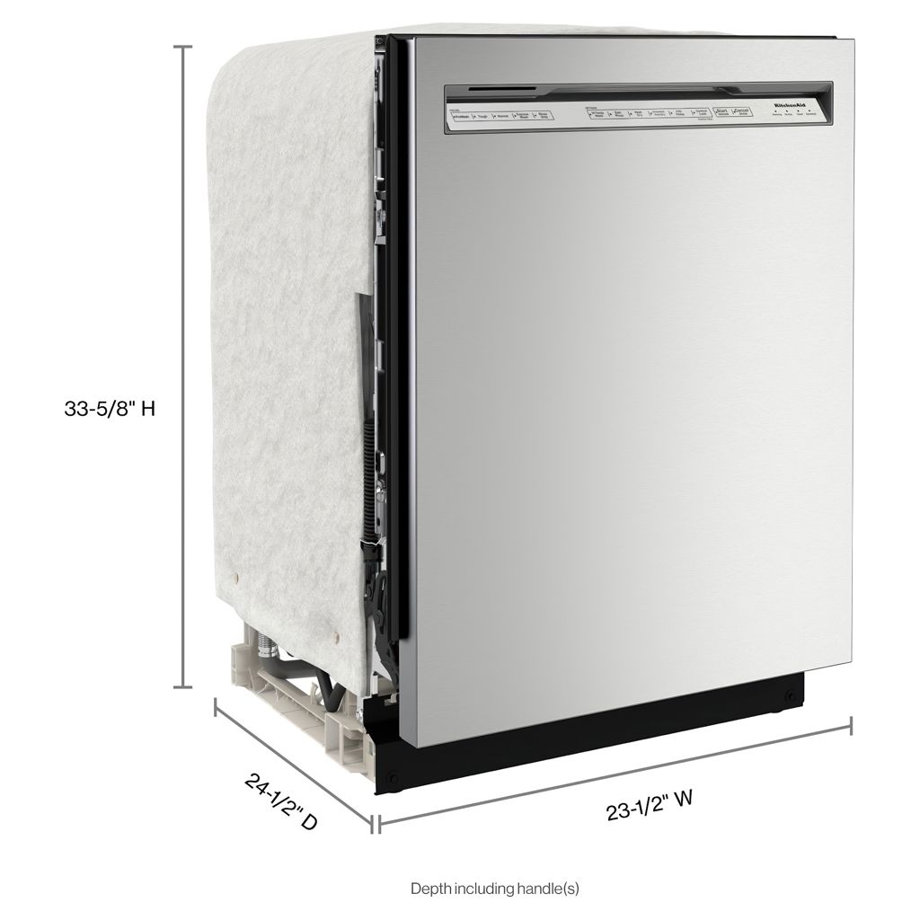 47 dBA Two-Rack Dishwasher in PrintShield™ Finish with ProWash™ Cycle ...