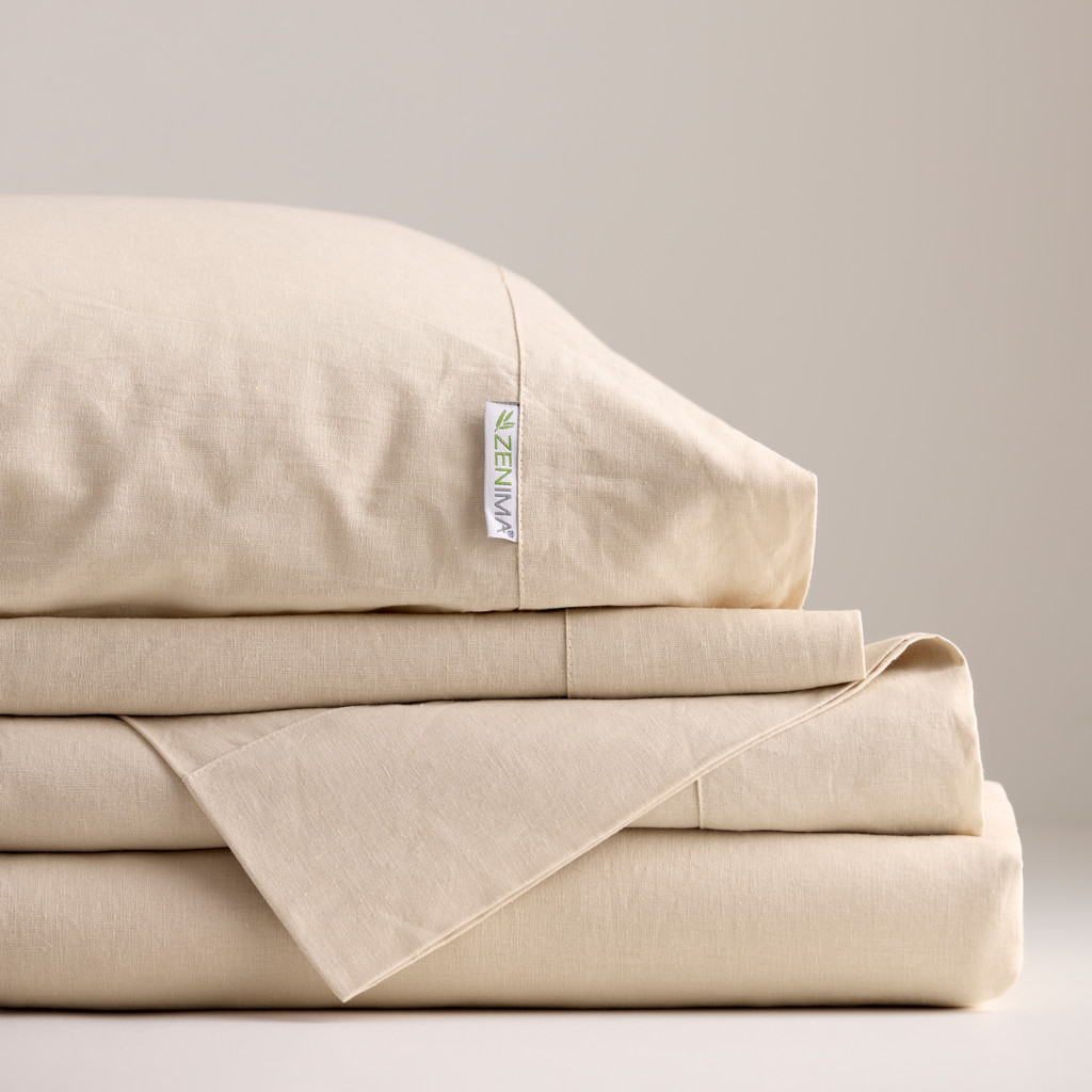 Ensemble draps lin et coton biologique Gauvin Textiles | Tanguay