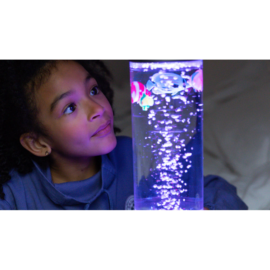 Lampe sensorielle en forme de mini tube à bulles Bubblebloom Fdmt 4243000 | Tanguay