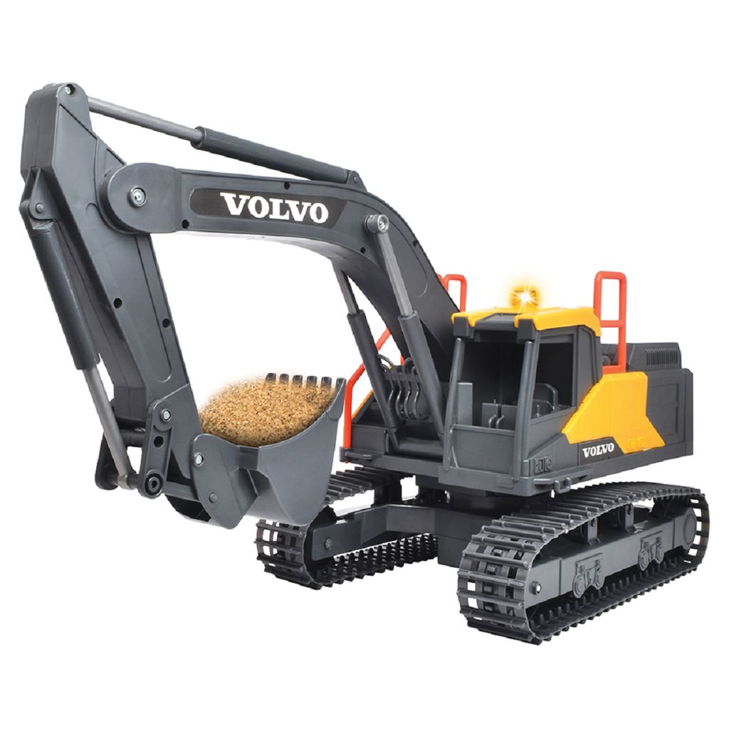 Remote Control Volvo Mining Excavator Light and Sound 60 cm Dickie ...