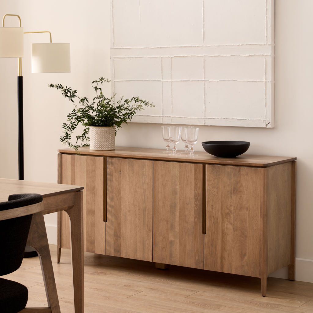 Buffet en merisier massif collection Vie Bois Viebois B-560 | Tanguay