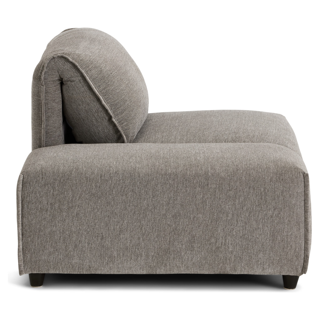 Fauteuil récamier modulable en tissu avec dossier à droite Fabrica HTL-12694-1.5ELT | Tanguay