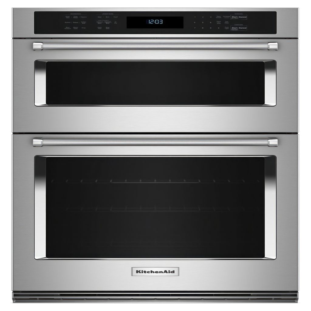 30" Combination Microwave Wall Oven with Air Fry Mode KitchenAid KOEC530PPS | Tanguay