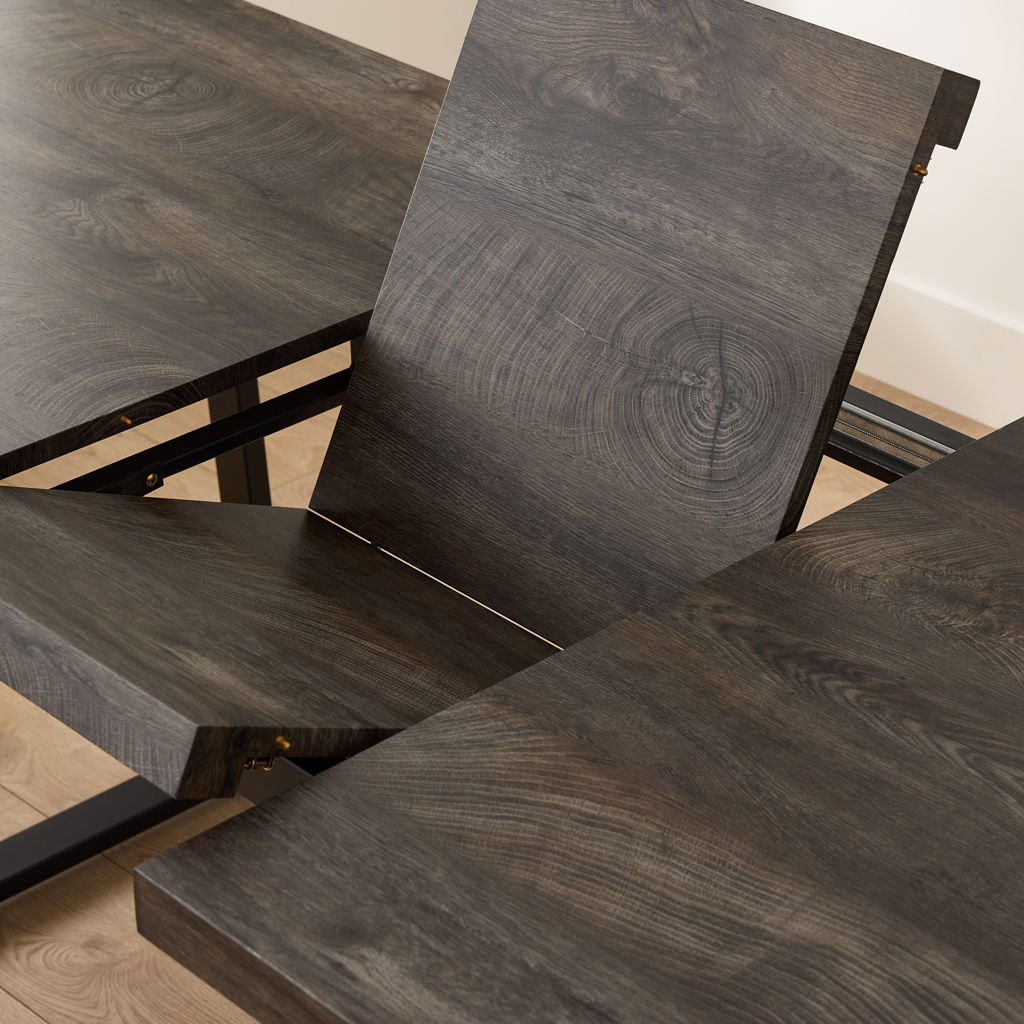 Table de salle à manger avec rallonge intégrée Tuff Avenue DT-20007 ...