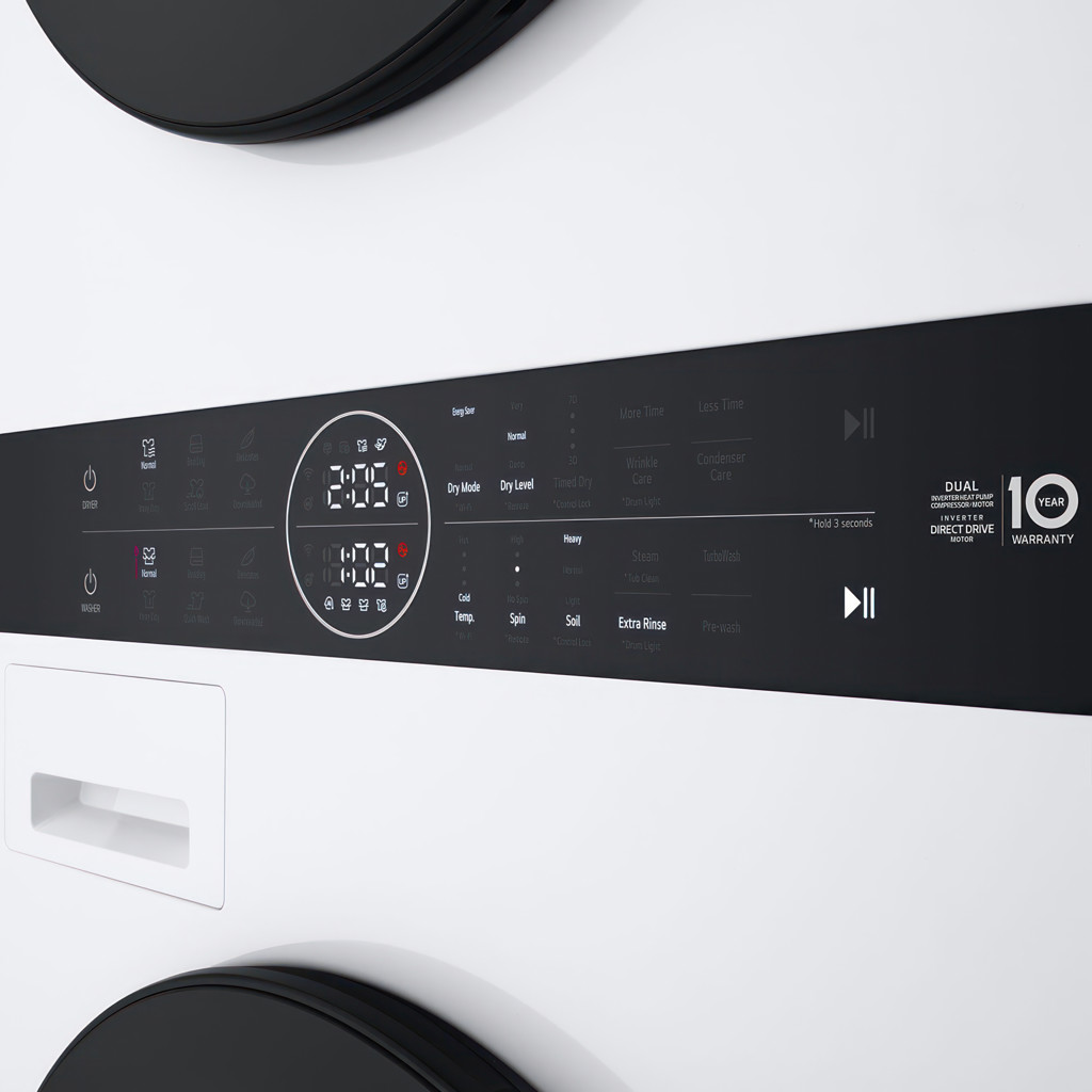 Compact Single Unit LG WashTower™ with Ventless HeatPump™ Dryer LG ...