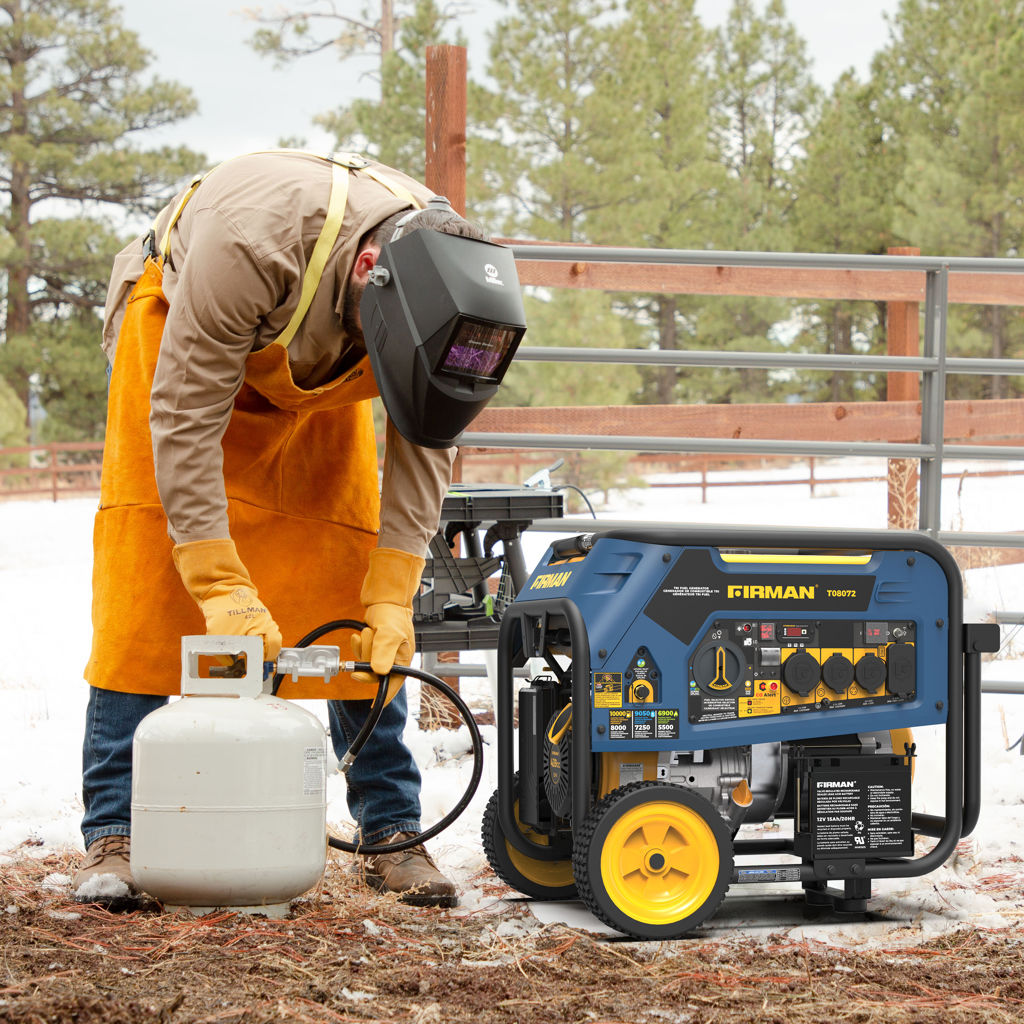 Tri Fuel Portable Generator 8000W/10 000W Firman T08072 | Tanguay