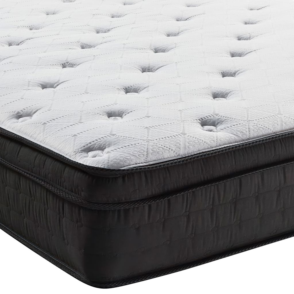 Matelas hybride mousse et ressorts Provençal mi-moelleux - Double ...