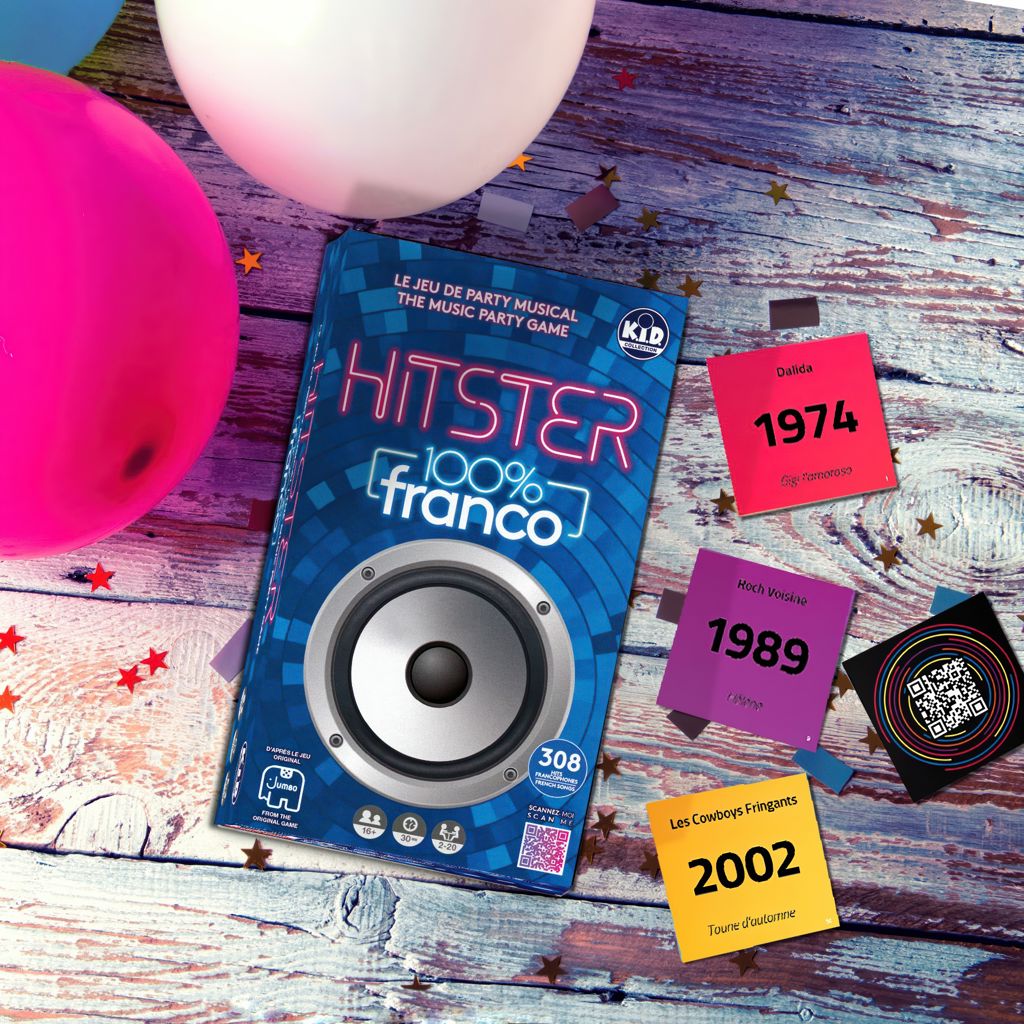 Jeu de party musical 100% franco Hitster - Version française JOUET K.I ...