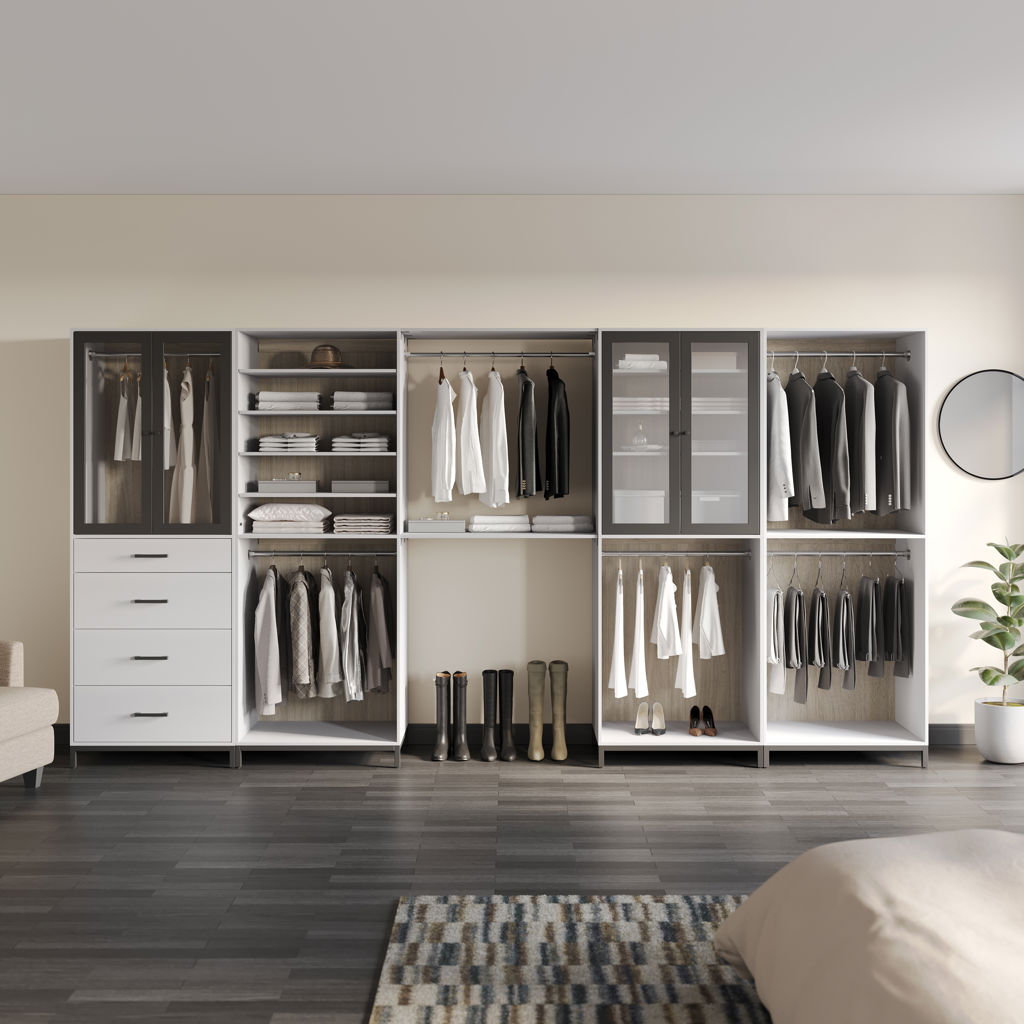 Système d'organisation de garde-robe Legault Scott Living *LEGAULT/6 ...