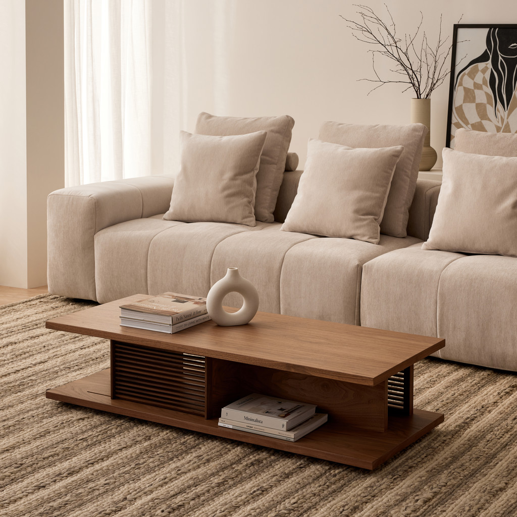 Plank Rectangular Coffee Table Eq3 *3020-624-13/629-13 | Tanguay
