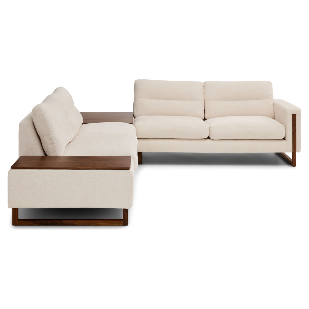Brookes Collection Modular Sectional with Detachable Side Tables ...