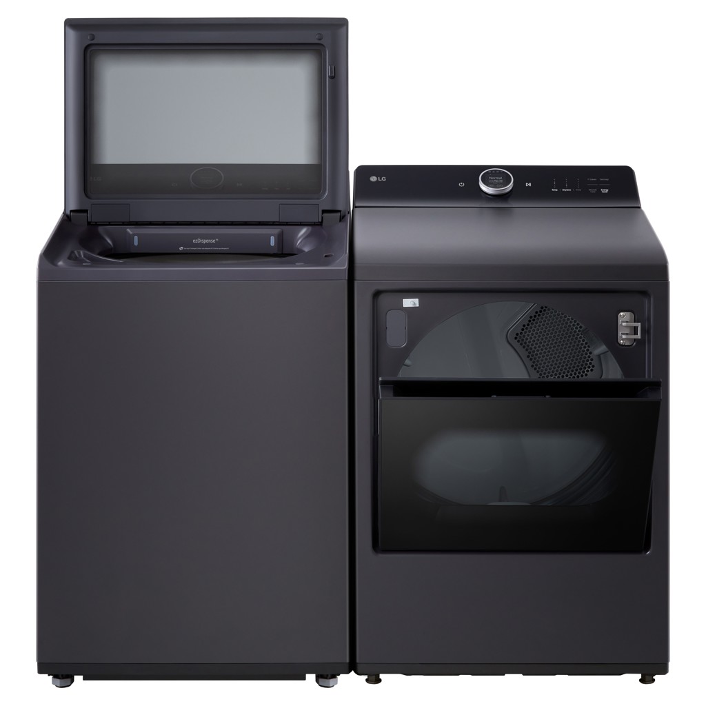 Laveuse à chargement par le haut de 6.3 pi³ et sécheuse électrique de 7 ...