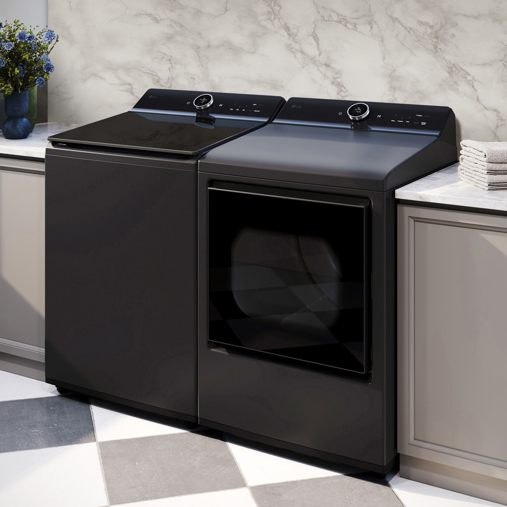 Laveuse à chargement par le haut de 6.3 pi³ et sécheuse électrique de 7 ...