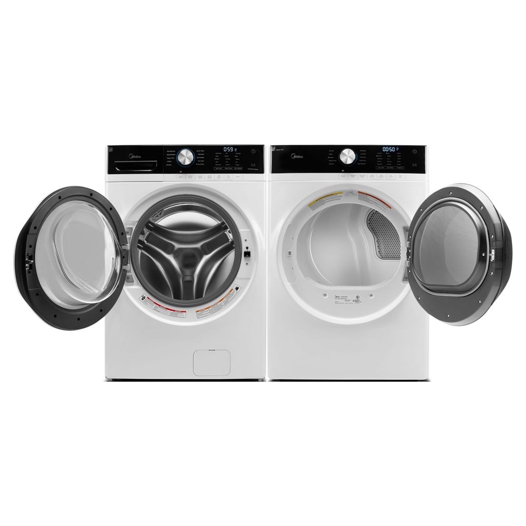 Front Load Washer & Dryer Set Midea *MLH52N4AWW/MLE52N4AWW | Tanguay