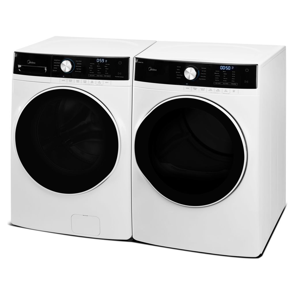 Front Load Washer & Dryer Set Midea *MLH52N4AWW/MLE52N4AWW | Tanguay