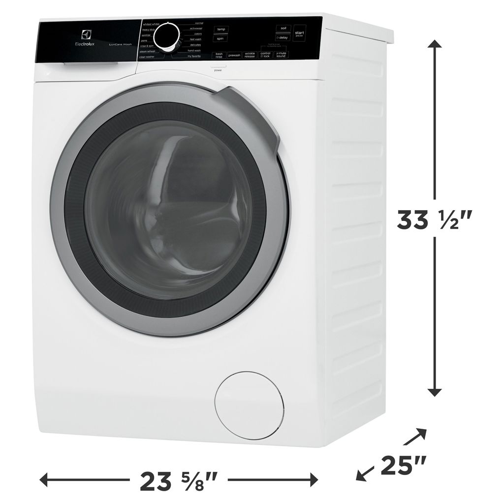 Laveuse vapeur à chargement frontal de 2.8 pi³ et sécheuse électrique ...