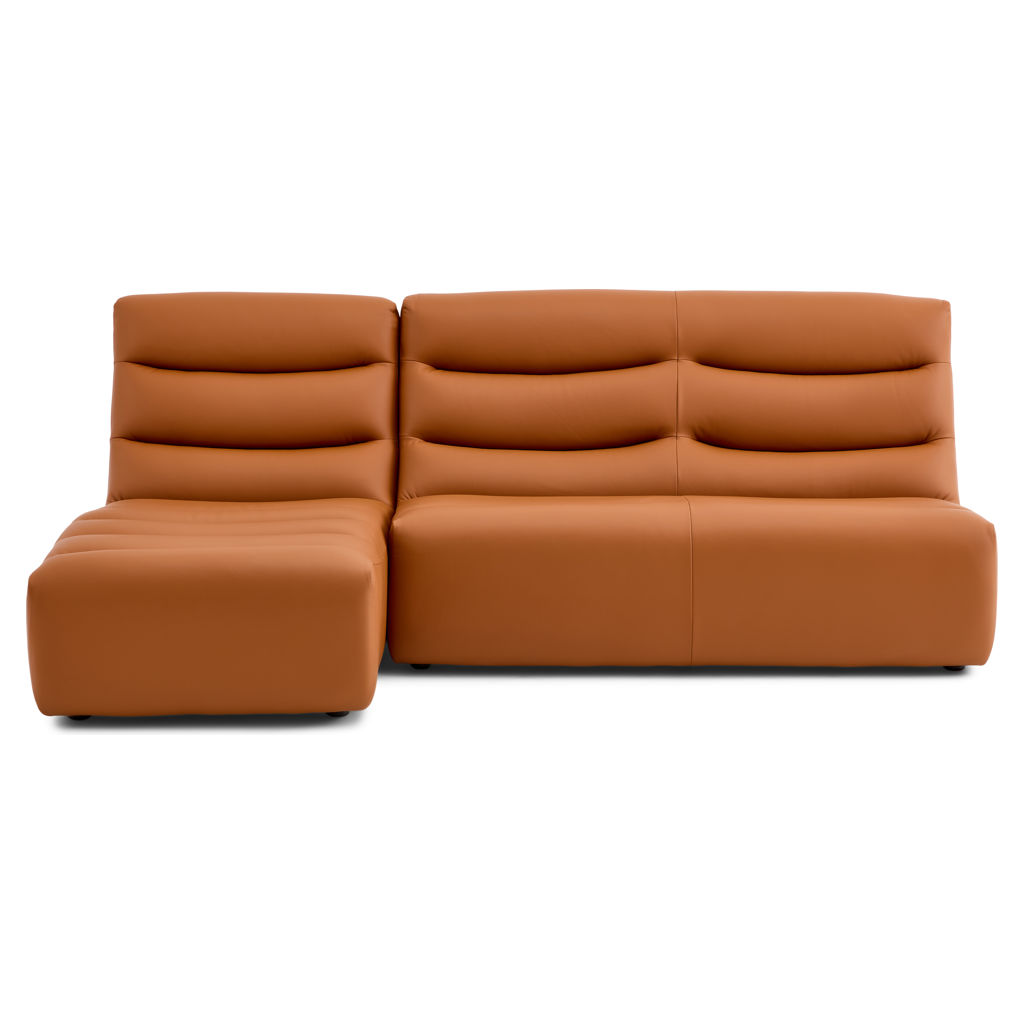 Sofa sectionnel avec chaise longue 2 pièces Sofitalia *I925-SECT CUIR ...