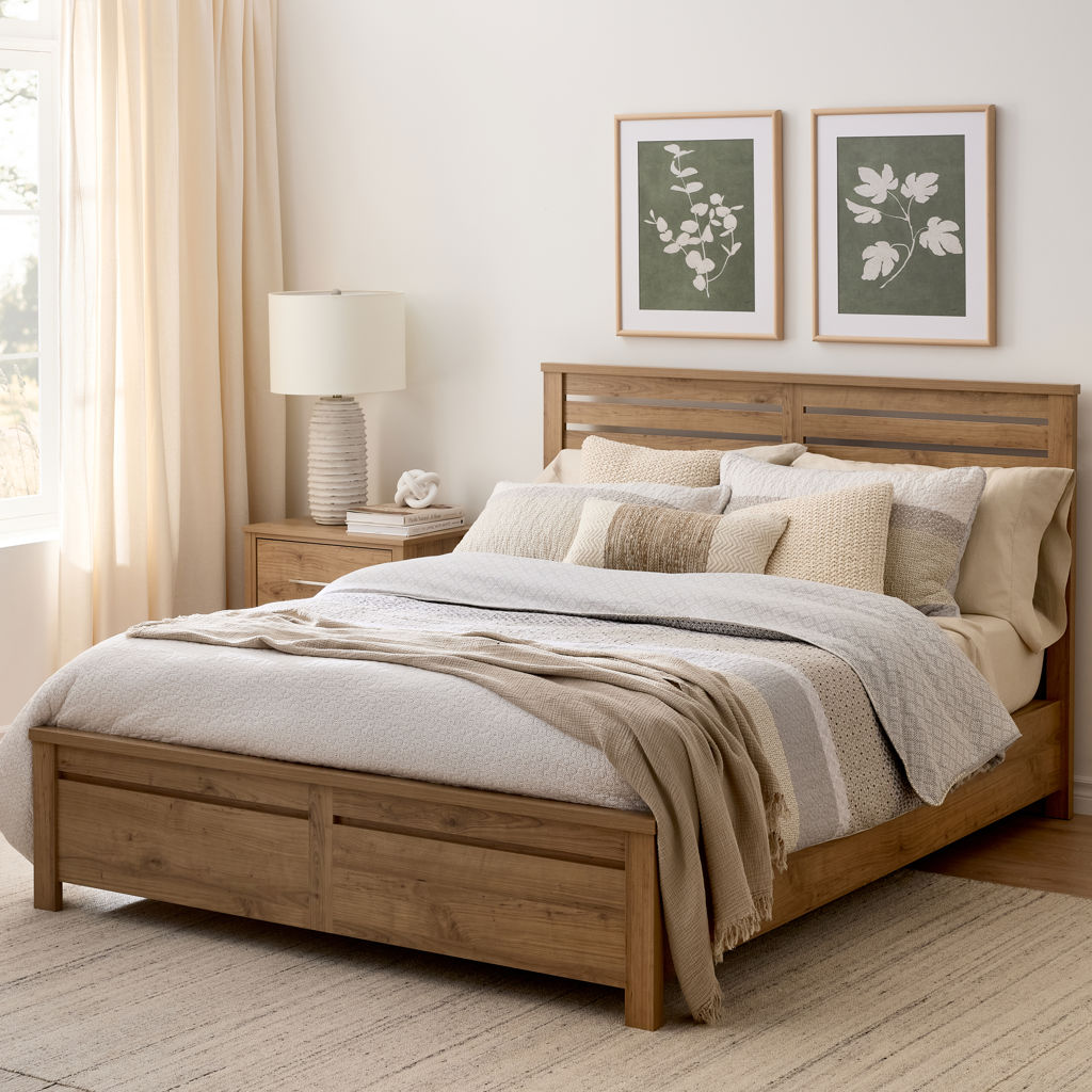 Lit plateforme avec tête - Grand Meq *5757-Q/LIT | Tanguay