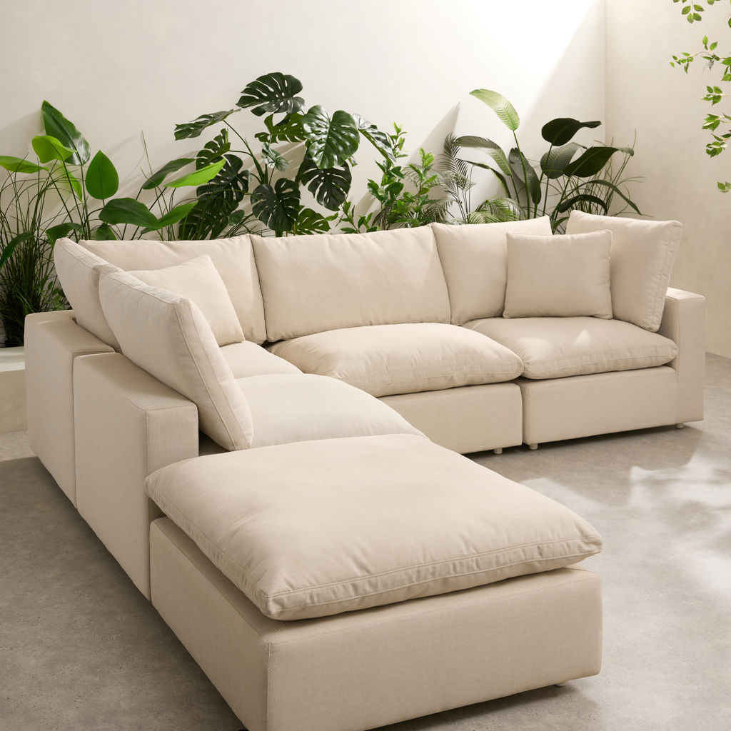 Sofa modulaire d'extérieur Cloud 5 pièces Collection Tanguay *CLOUD-5 ...