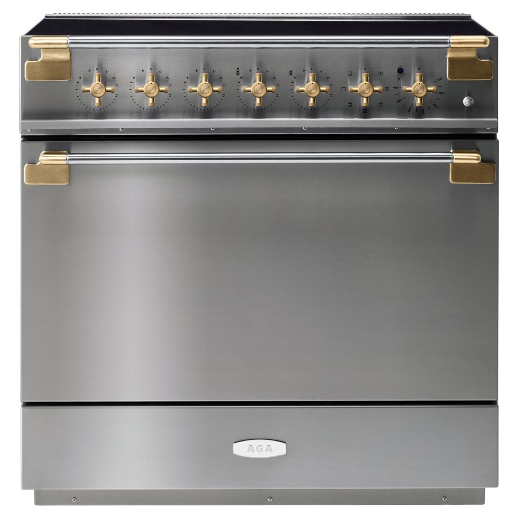 Cuisinière encastrée à induction et convection 36 po Aga AEL361INABSS ...
