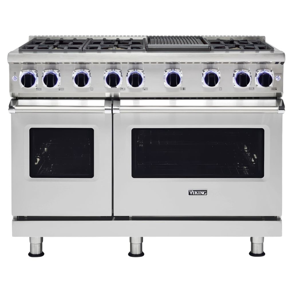 48" Freestanding Professional Gas Range Double Oven with Convection ...