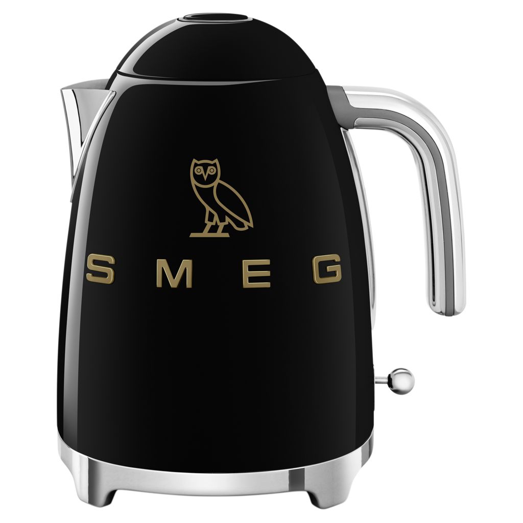 SMEGxOVO Cordless Electric Kettle 1.7 L Black Smeg KLF03OVBUS Tanguay