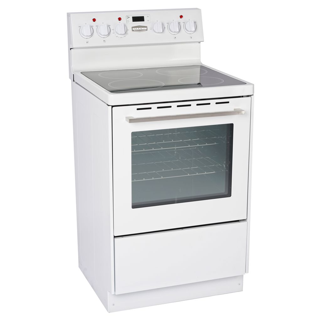 Cuisinière électrique à vitrocéramique 24 po Marathon MER245W-2 | Tanguay