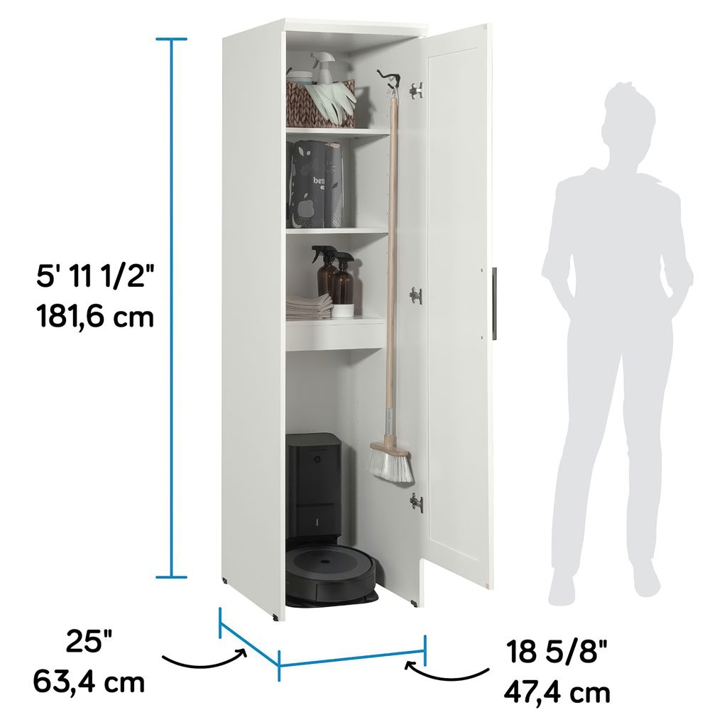 Armoire de rangement HomePlus pour aspirateur-robot Sauder 437397 | Tanguay