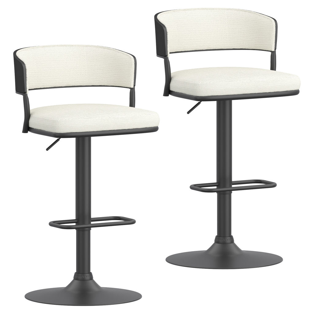 Ensemble de 2 tabourets de comptoir ajustables Worldwide 203-904IV ...