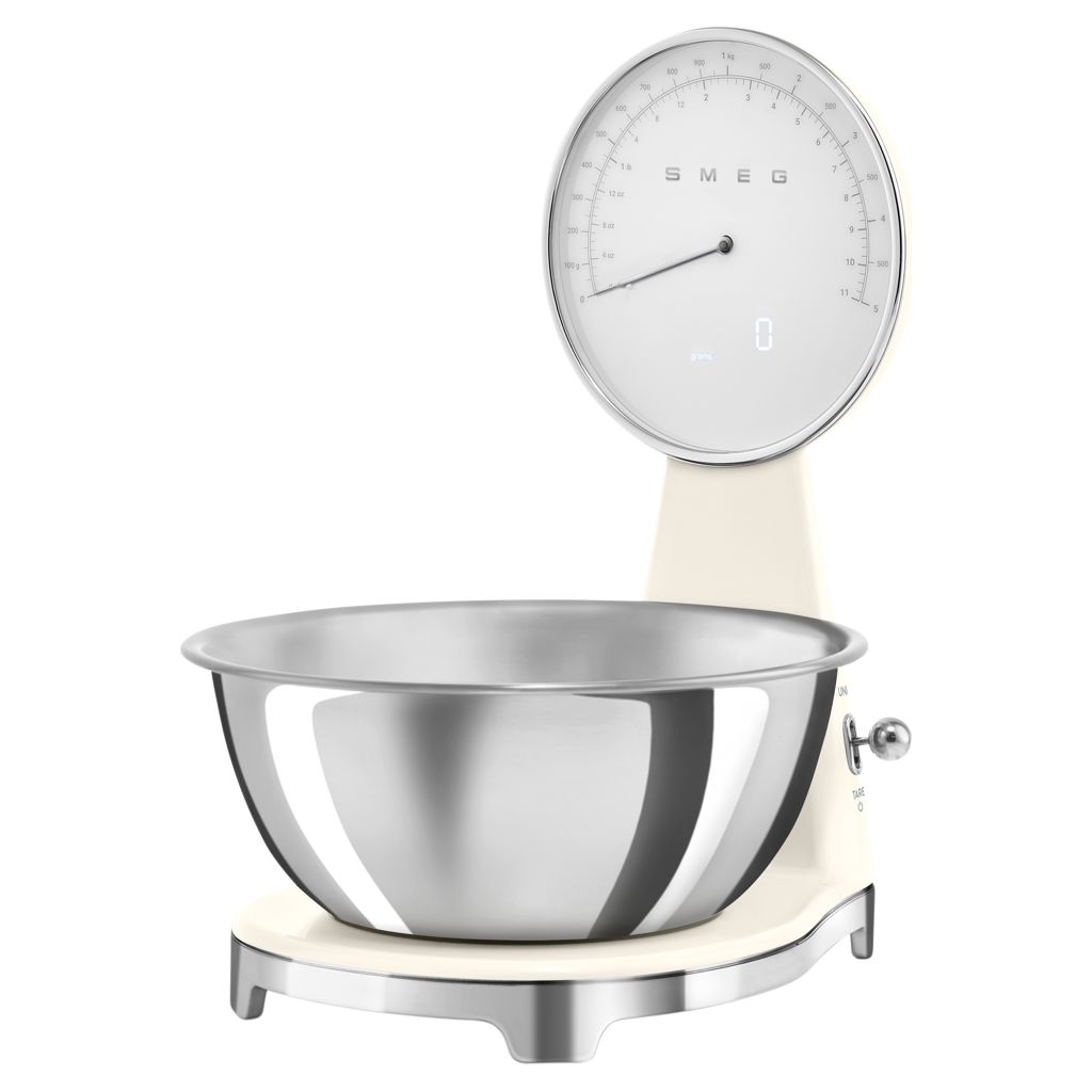 Balance de cuisine analogique et numérique - Crème Smeg KSF01CRWW | Tanguay