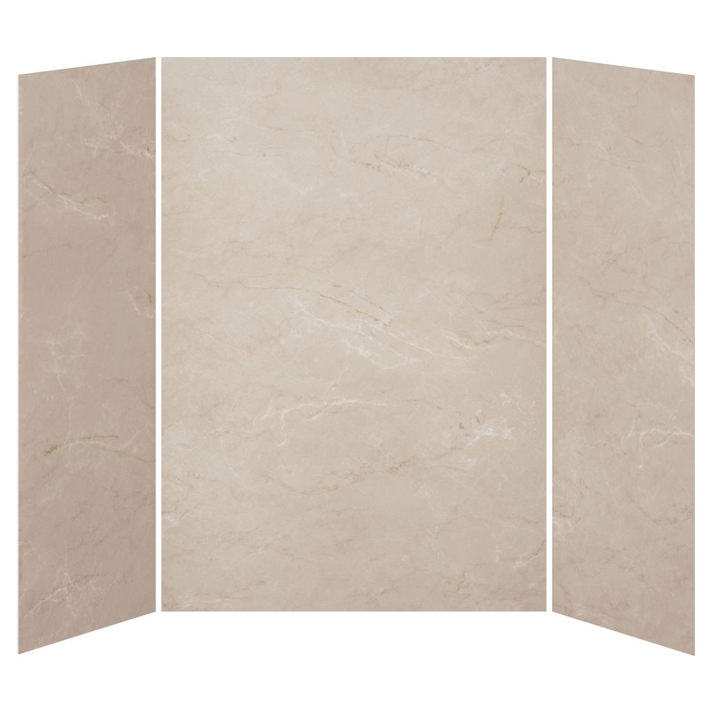 Ensemble de murs de douche 3 panneaux 36x60x36 pour installation en ...