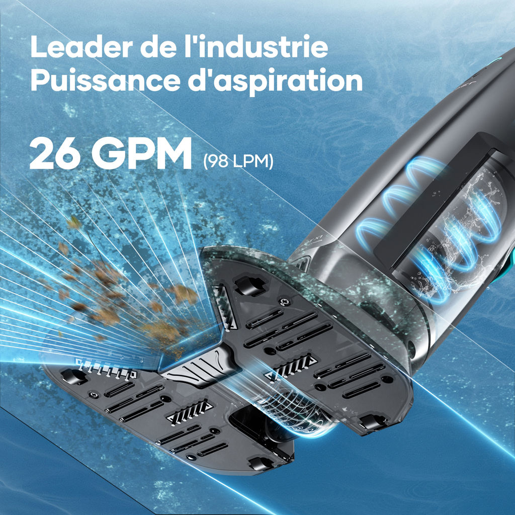 Pilot X1 Robotic Wireless Handheld Pool Vacuum Aiper Intelligent PILOT ...