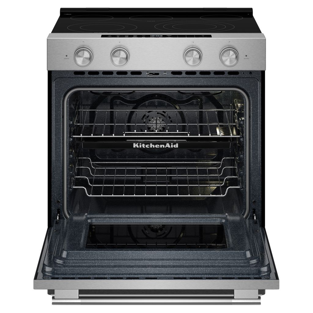 Cuisinière électrique de 30 po 5.3 pi³ avec convection véritable et Air ...