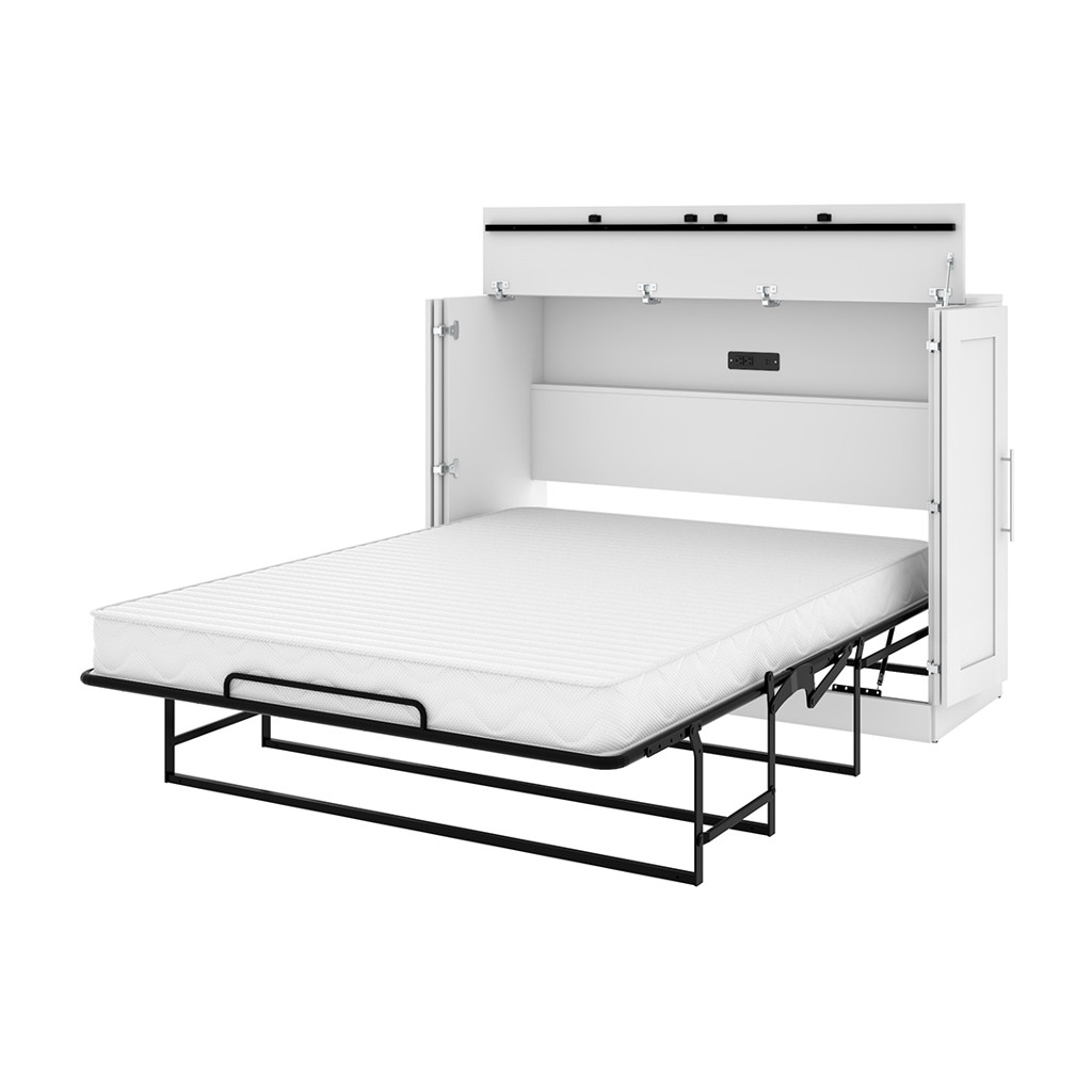 Lit cabinet deux places (double) avec matelas 61L 26193-000017 (763472 ...