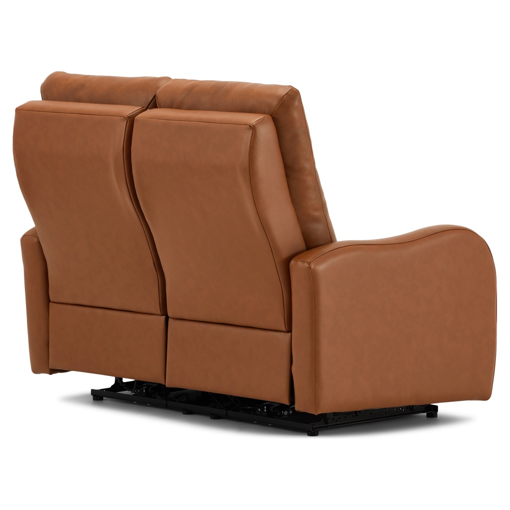 Causeuse inclinable motorisée en cuir - Démonstrateur Elran L0135-MEC ...