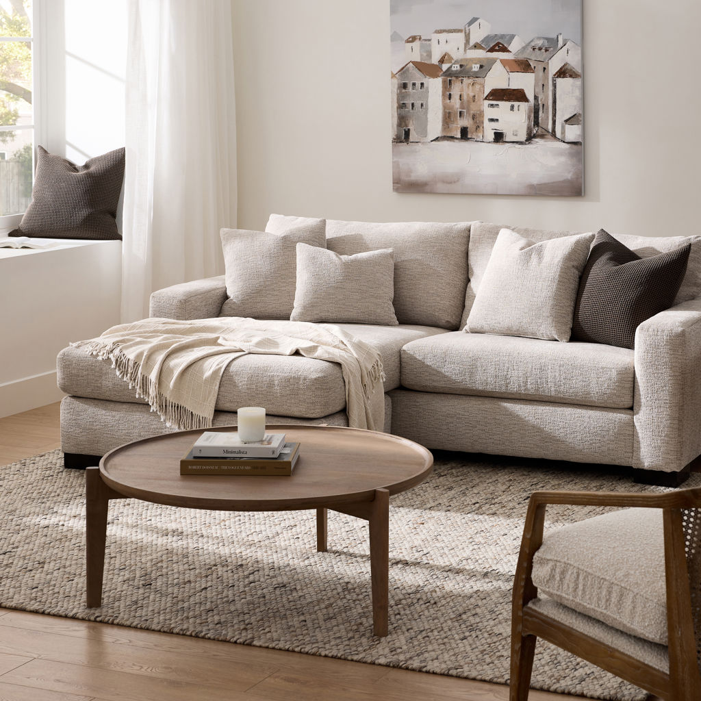 Sofa sectionnel réversible en tissu 1907-91 | Tanguay