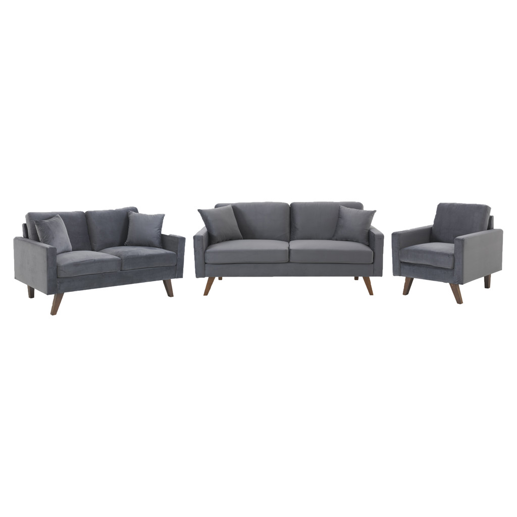 Mobilier de salon en tissu 3 mcx Mazin *9044VGY | Tanguay