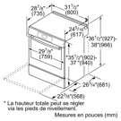 30" Induction Slide-in Range Bosch HII8057C | Tanguay