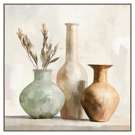 Toile Vases rustiques I - 33 x 33 po STREAMLINE ART | Tanguay