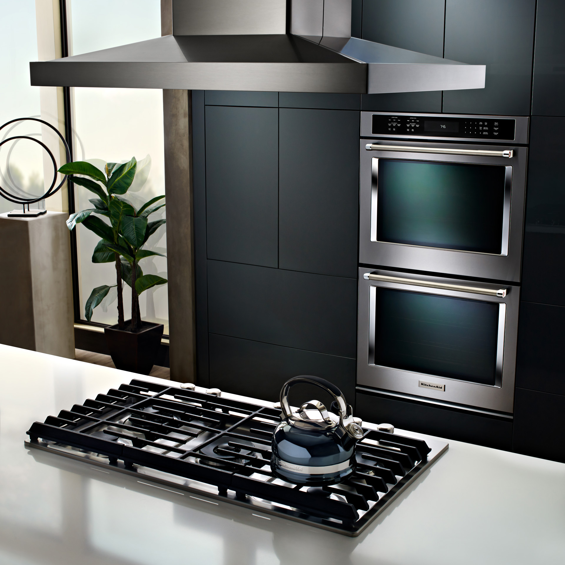 30" Gas Cooktop KitchenAid KCGS950ESS | Tanguay