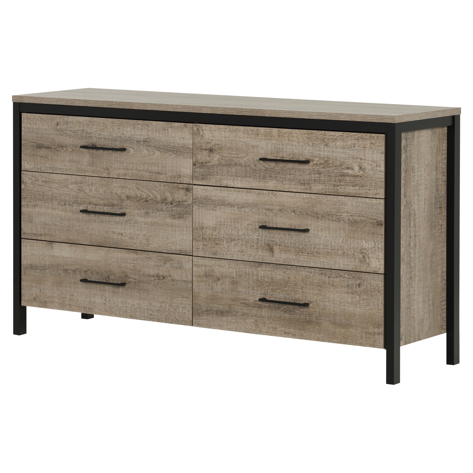 Commode double 6 tiroirs South Shore 10491 | Tanguay