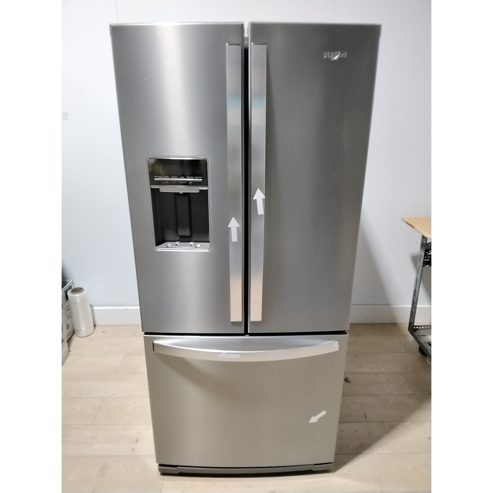 19.7 cu. ft. French Door Refrigerator - Slight imperfections Whirlpool ...