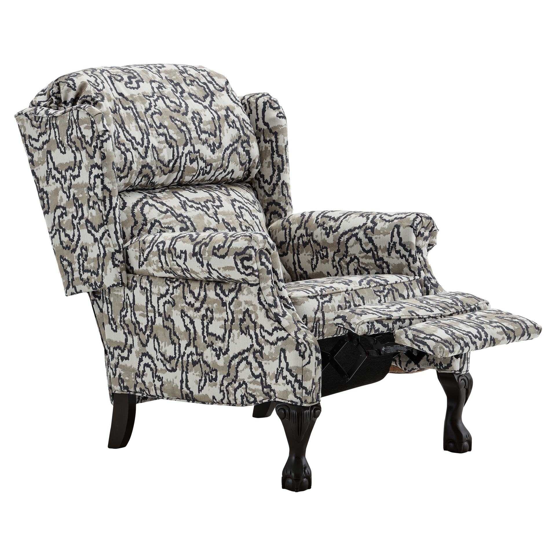 Fauteuil bergère inclinable en tissu Relaxon W0032-MEC W32 | Tanguay