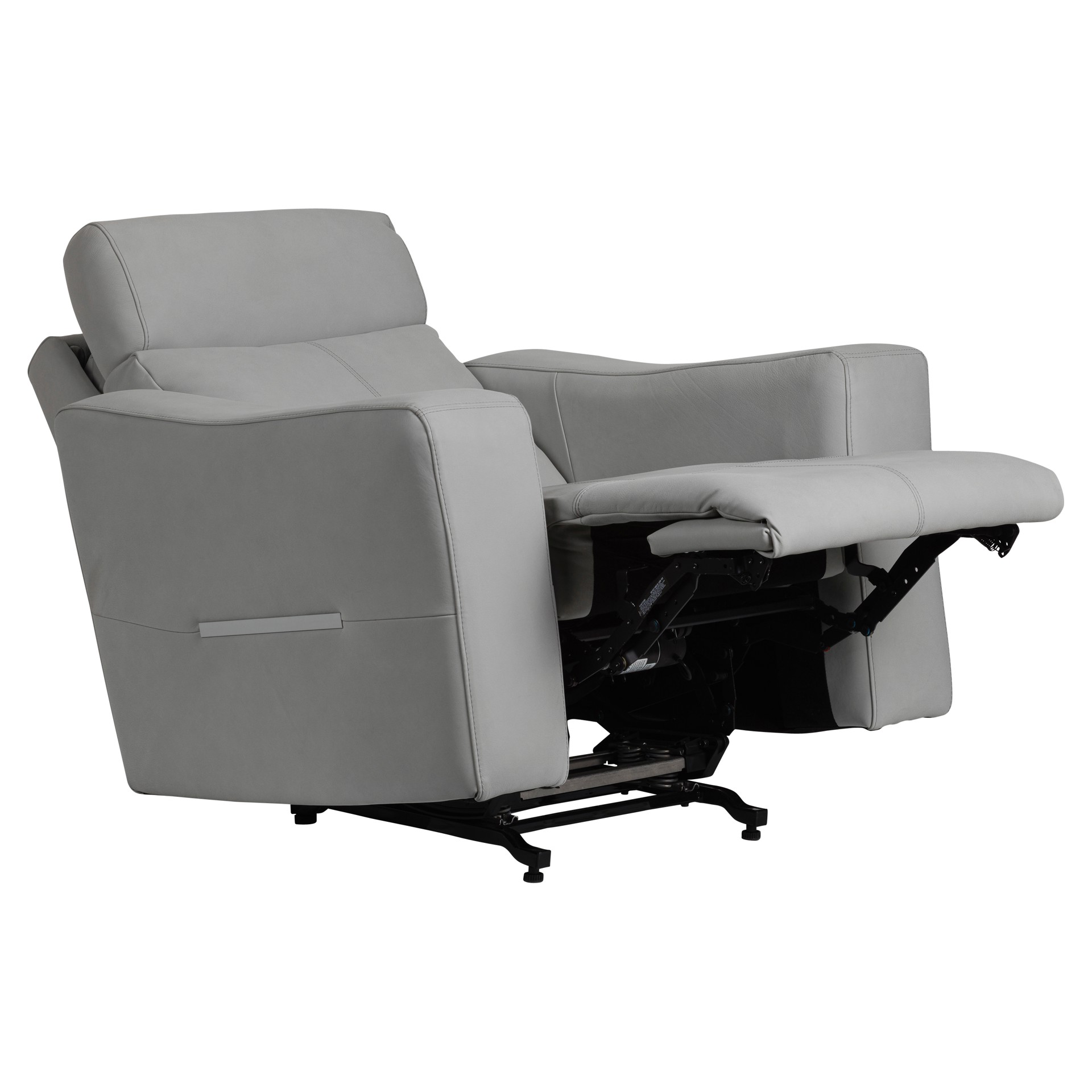 Fauteuil berçant inclinable motorisé en cuir - Audrey Elran 40502-MEC ...