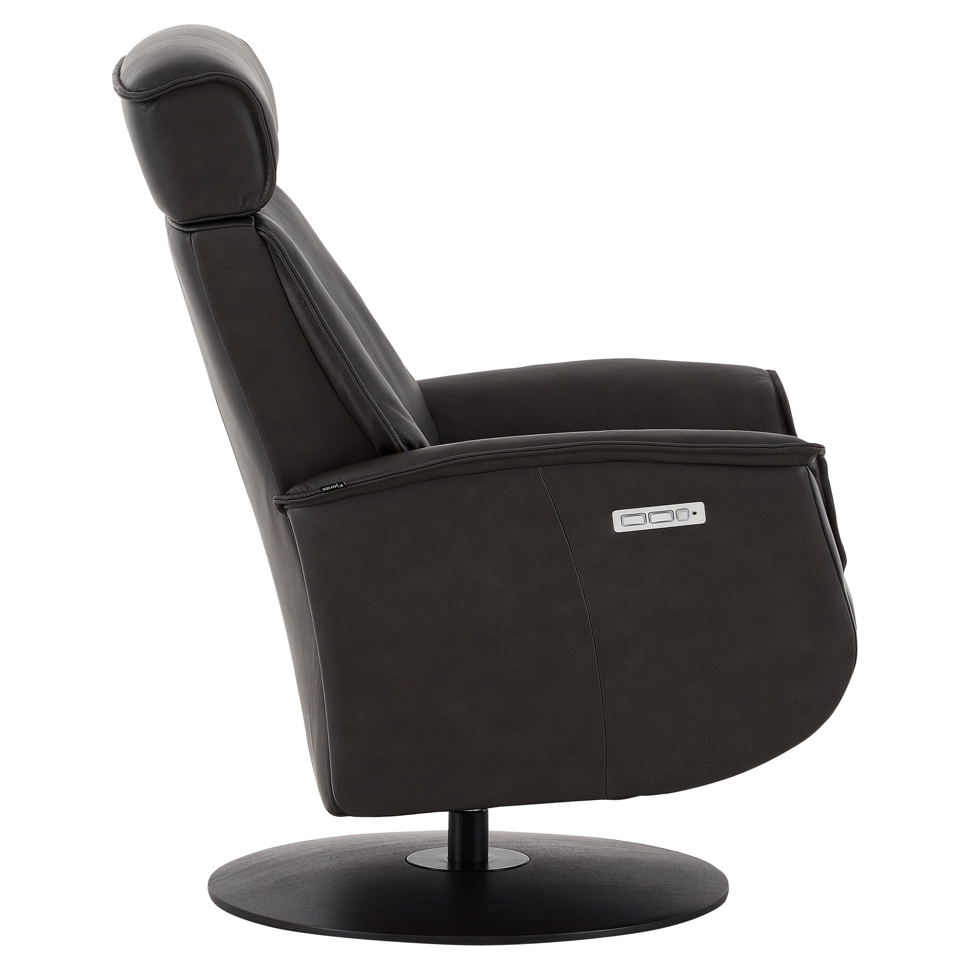 Fauteuil pivotant inclinable motorisé en cuir - Grand Fjords BO-SW-LG-E.BA | Tanguay