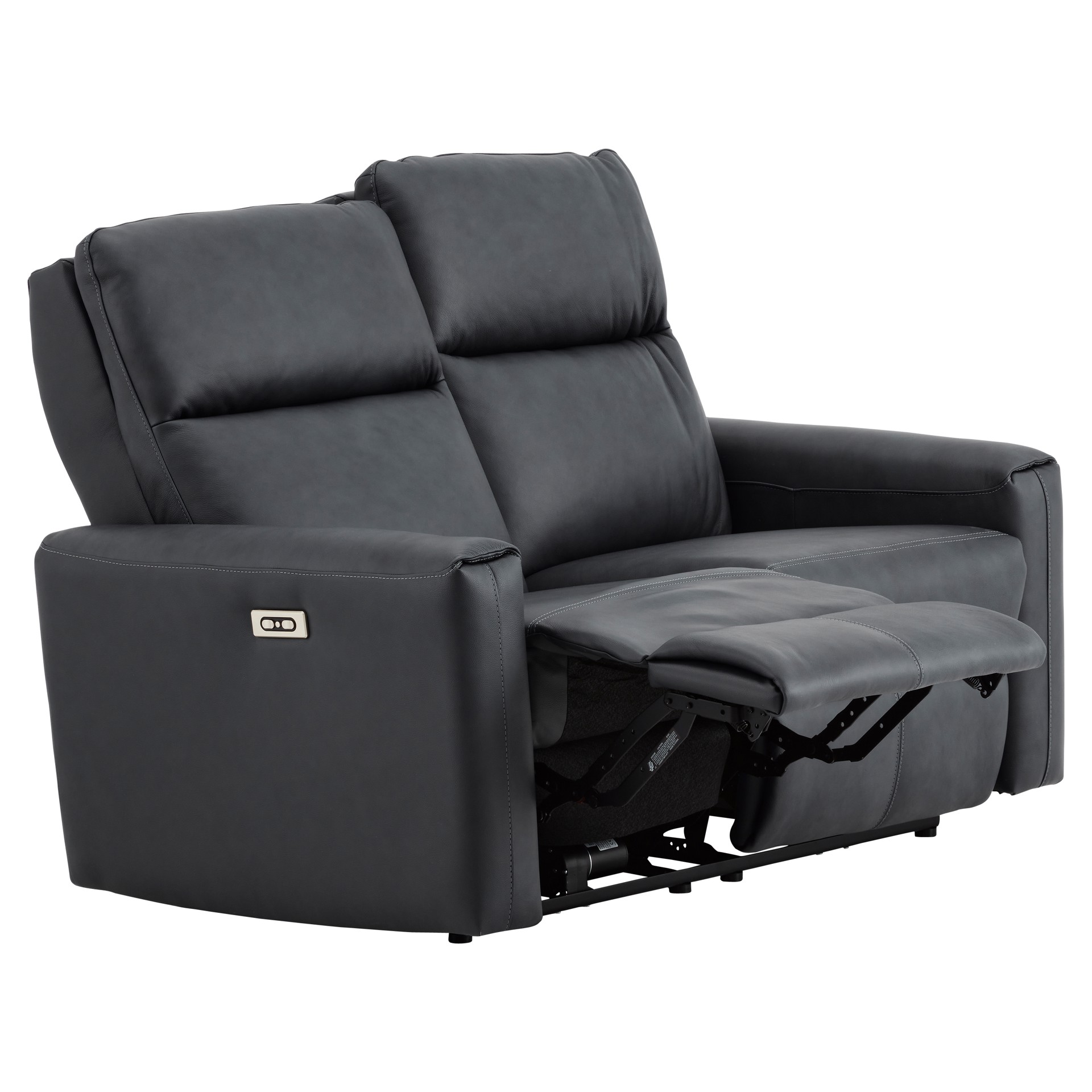 Causeuse inclinable motorisée avec appui-tête motorisé en cuir Elran ...