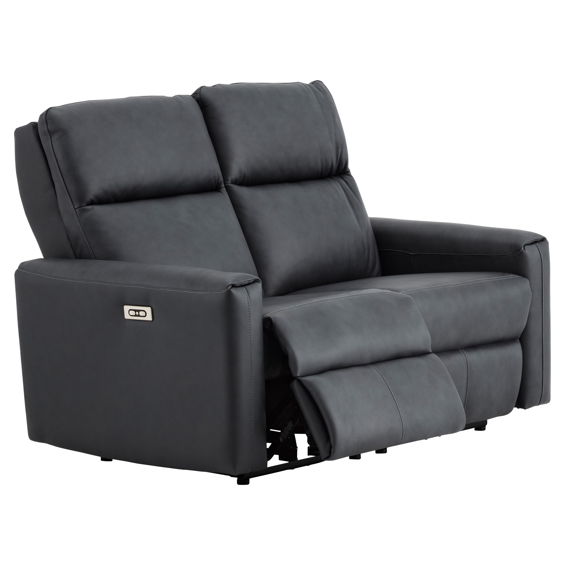 Causeuse inclinable motorisée avec appui-tête motorisé en cuir Elran ...