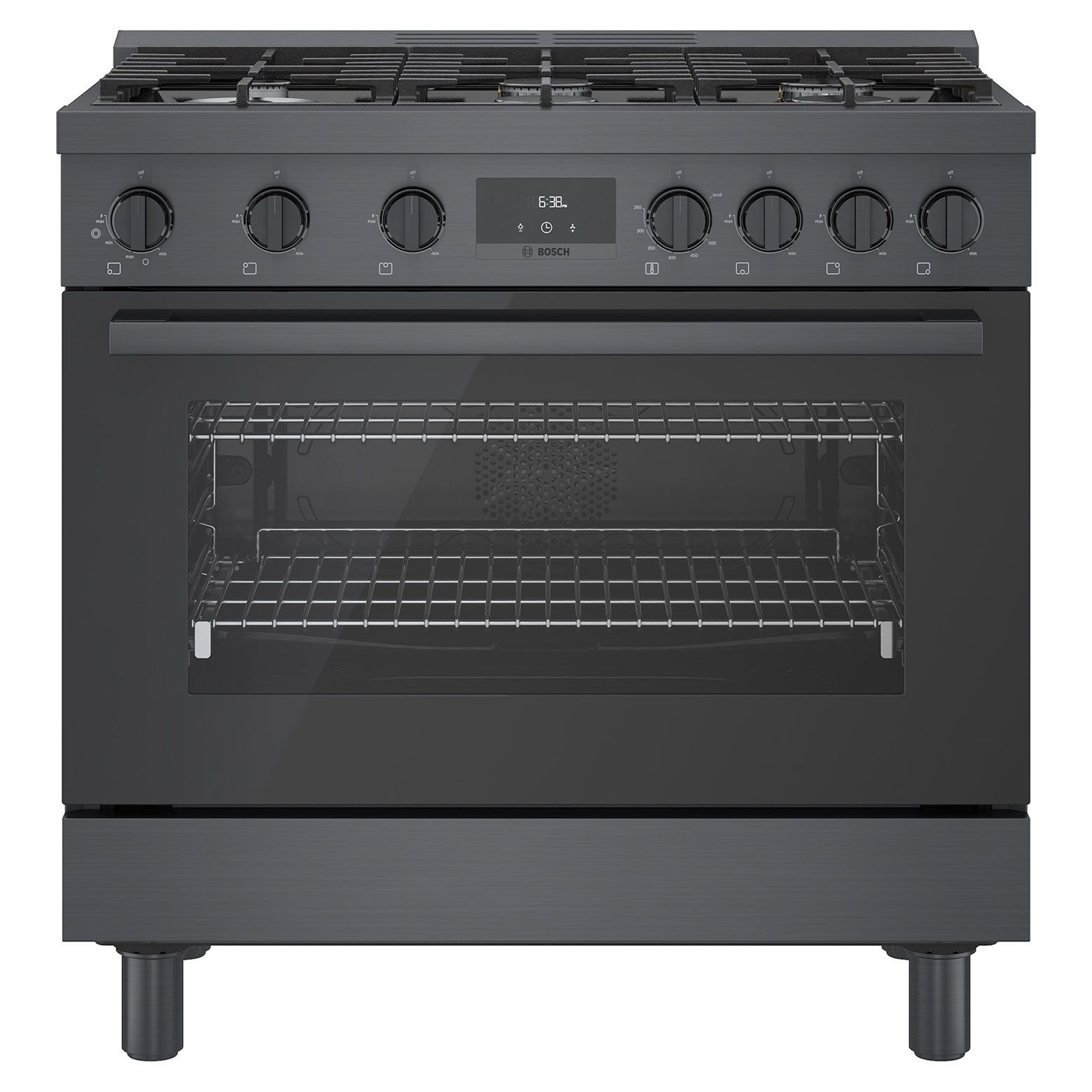 36" 800 Series Gas Freestanding Range Bosch HGS8645UC | Tanguay